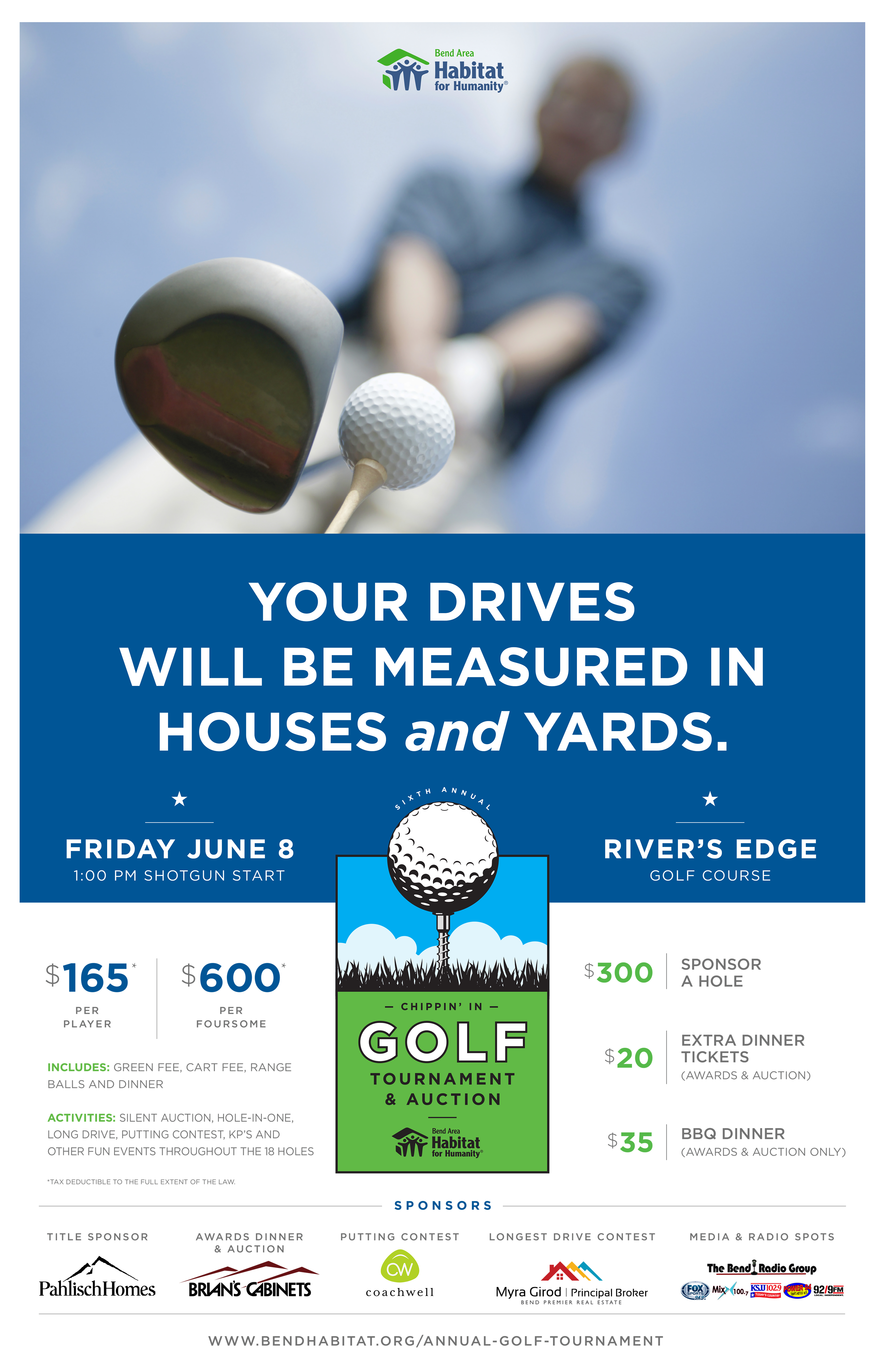 Habitat Golf Poster V3 – Bend Redmond Habitat for Humanity